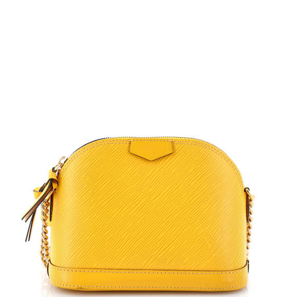Louis Vuitton | Bags | Louis Vuitton Mini Alma Chain Handbag Epi ...